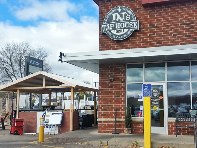 DJ's Tap House & Grill offers hearty fare and cold brews in a no-nonsense setting where locals gather to share stories and solve the world's problems.