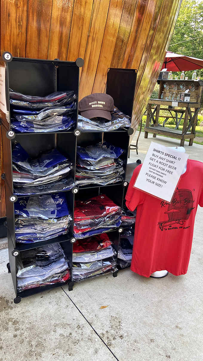 Barrel-branded merchandise lets you take home more than just memories &ndash; though the t-shirt might last longer than your food coma.