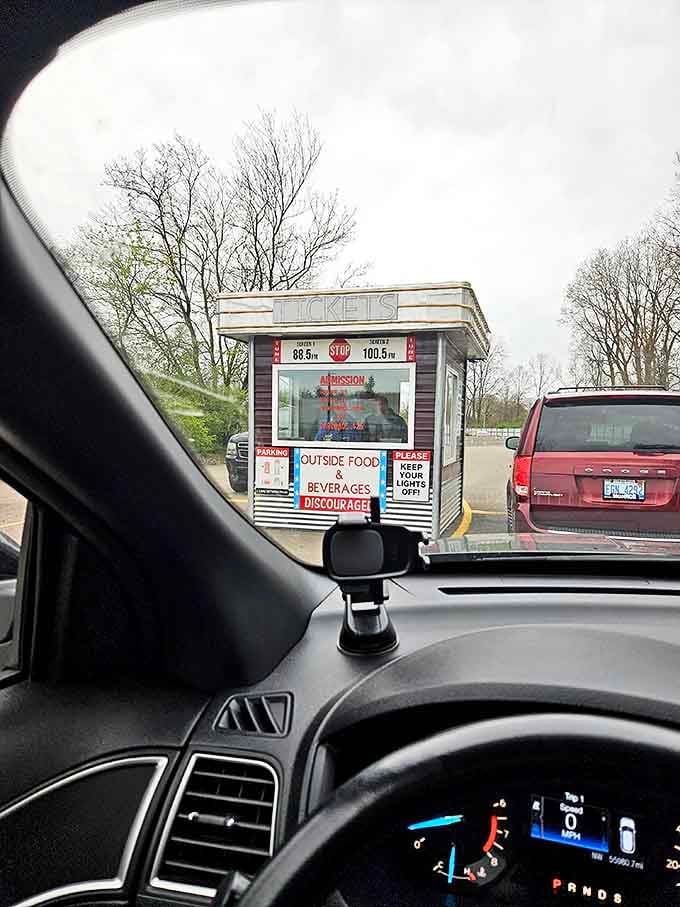 The humble ticket booth serves as the gateway between worlds, where friendly staff welcome visitors to step back in time.