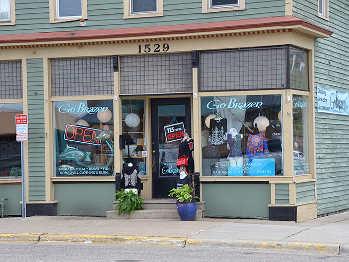 Breezy boutique browsing: Cre8 Breezen offers unique finds in a historic storefront where shopping feels like visiting a friend's stylish home.