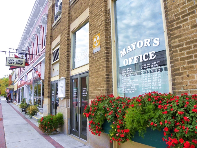 Behind those flower boxes and that "Mayor's Office" sign lies the beating heart of small-town governance.