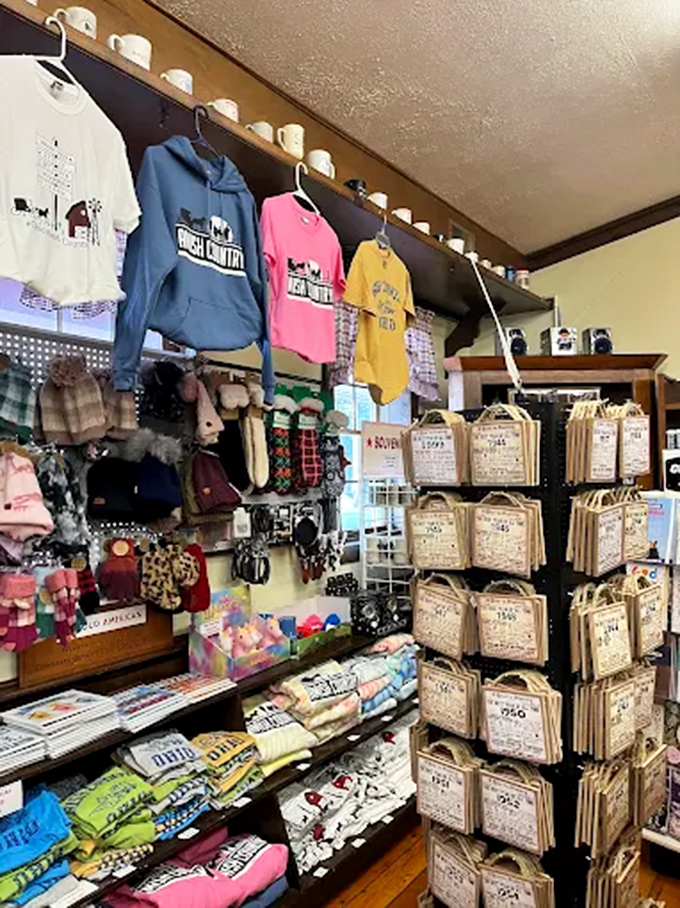 Merchandise corner &ndash; where you can wear your carb enthusiasm proudly or gift a slice of Amish country to the unfortunate souls back home.