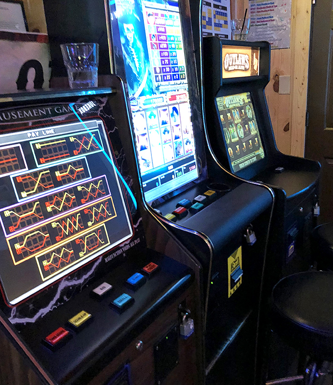 Where electronic entertainment meets old-school socializing &ndash; these gaming machines have witnessed countless friendly wagers.