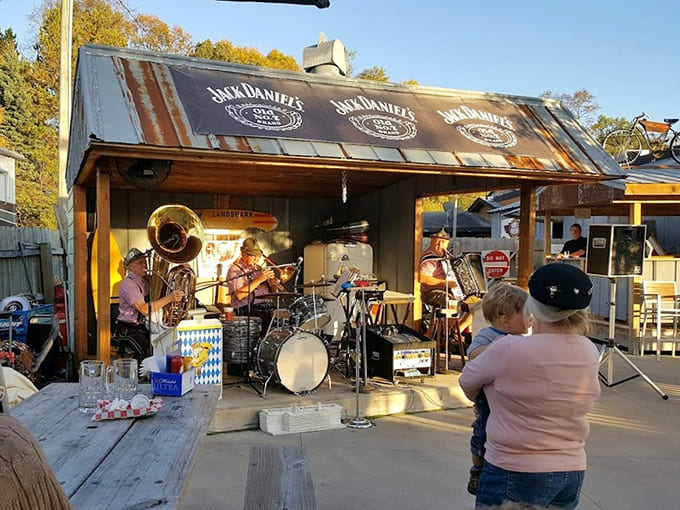 Weekend nights come alive with local bands playing everything from classic rock to country favorites on this humble stage.