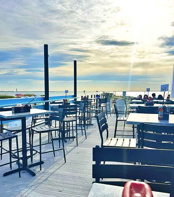 Dining with a view doesn't get better than this &ndash; Cabana Blue's deck offers the perfect backdrop for making memories.