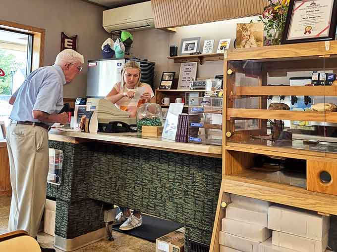 The ordering counter &ndash; where friendly faces greet regulars by name and newcomers like they've been waiting for them.