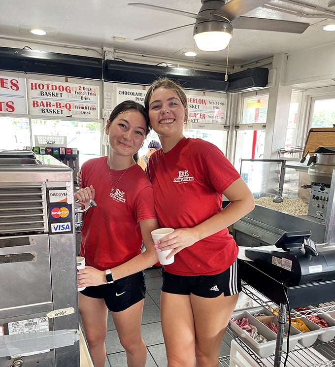 Lou's staff members bring efficiency and warmth to every order, carrying on traditions that make this more than just another place to eat.