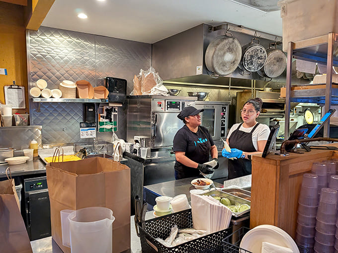 Behind every great meal are the people who make it happen &ndash; Brasa's kitchen team works with focused precision and obvious passion.
