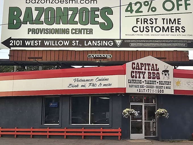 The storefront may be modest, but what happens inside has earned Capital City BBQ a reputation that extends far beyond Lansing's city limits.