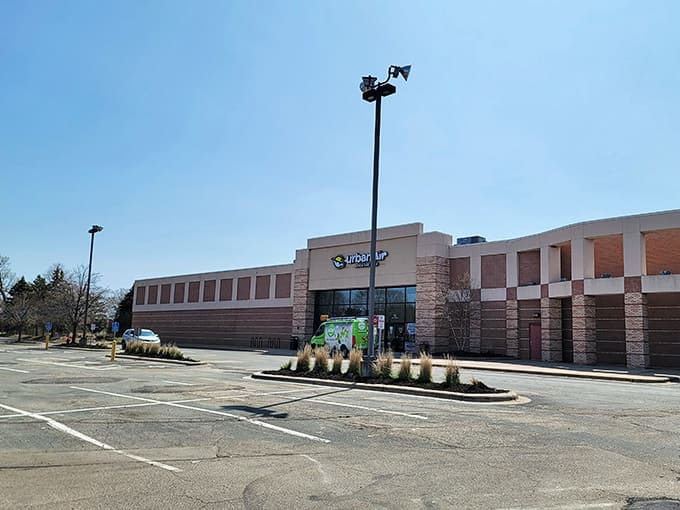 The exterior view reveals nothing of the gravity-defying adventures happening inside &ndash; like a secret clubhouse for the bounce-obsessed.