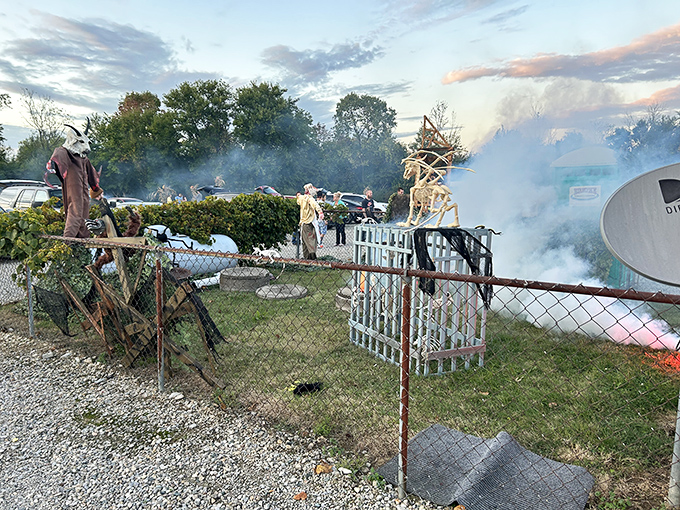 Camp Crystal Lake welcomes brave souls with a warning &ndash; this display of horror memorabilia celebrates cinema's scariest summer camp.