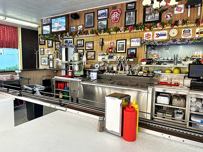 Behind the counter magic happens &ndash; where classic American diner fare is prepared with the kind of consistency that builds loyal followings.