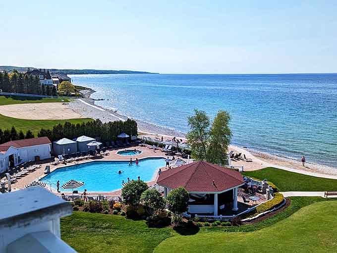 Pool meets beach in a vacation mash-up that offers the best of both worlds without having to choose.