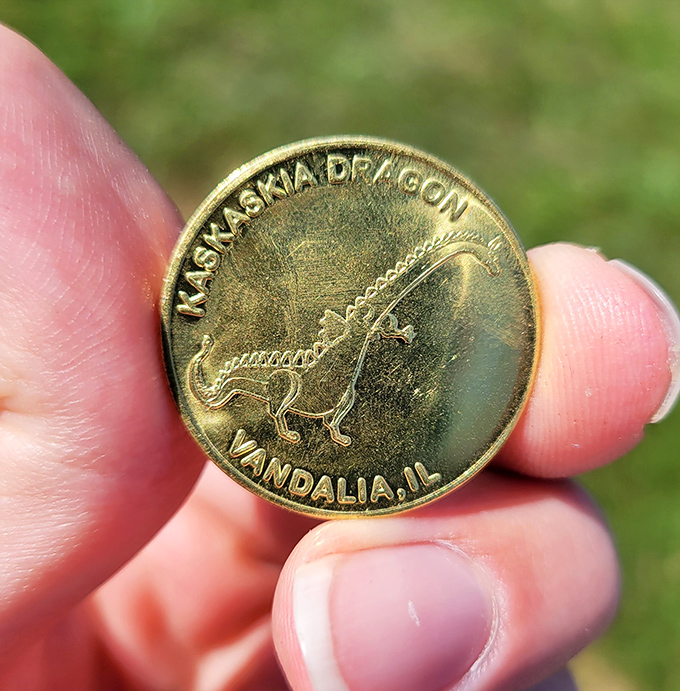 The coveted dragon token &ndash; your passport to commanding fire from a mythical beast in the heart of Illinois.