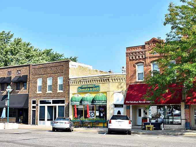 Belle Plaine's charming main street offers a perfect starting point for byway adventures, with historic buildings housing local treasures.