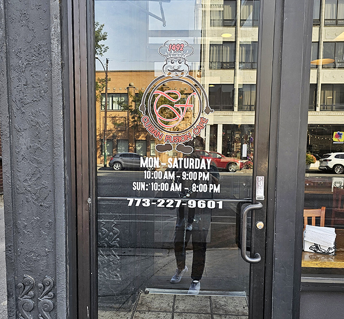 The door promises Cuban culinary magic six days a week &ndash; each visit offering a chance to escape Chicago without leaving the city.