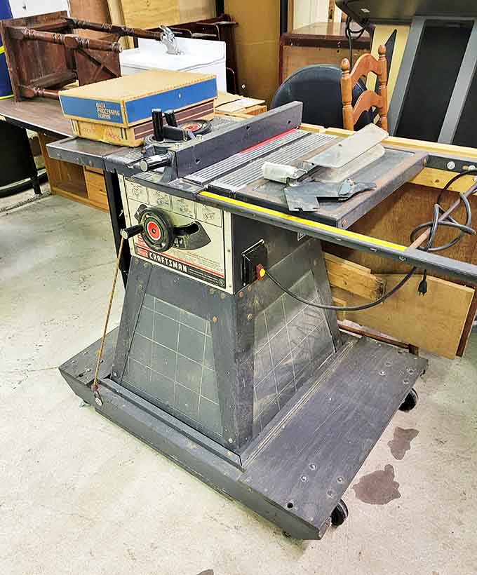 That Craftsman table saw has probably built a deck or two in its lifetime &ndash; now ready for your DIY dreams.