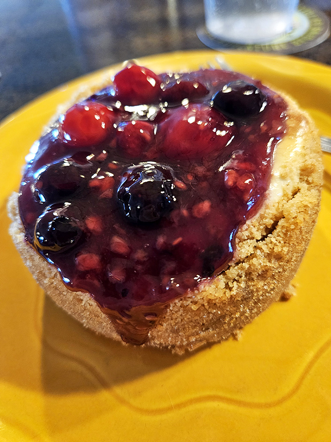 Berry tart meets cookie crust in this dessert that provides the sweet finale to your epic meal saga.