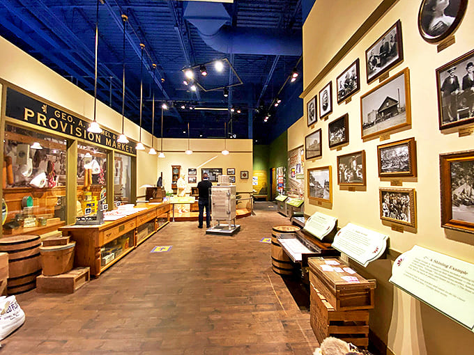 The museum's historical section transports visitors to SPAM&reg;'s wartime heyday, when this humble canned meat helped feed troops and became an unexpected American hero.