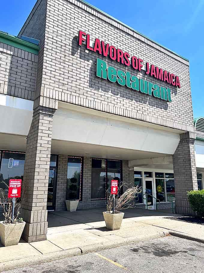 The restaurant's welcoming exterior promises a journey thousands of miles away, despite being just steps from Telegraph Road.