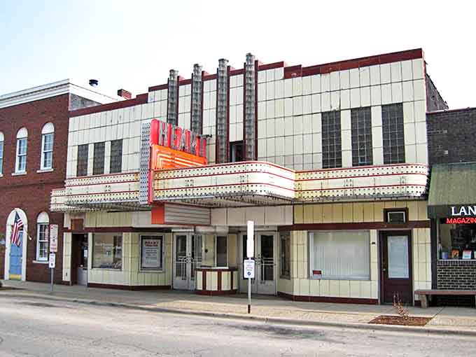 Heart Theatre: This art deco gem's illuminated marquee still lights up downtown nights, a beacon of shared entertainment in the streaming age.