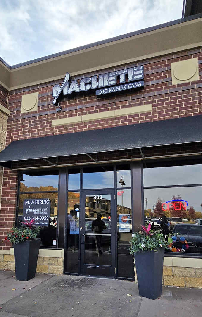 The entrance to flavor paradise – where Minnesota winters melt away with each step toward salsa salvation.