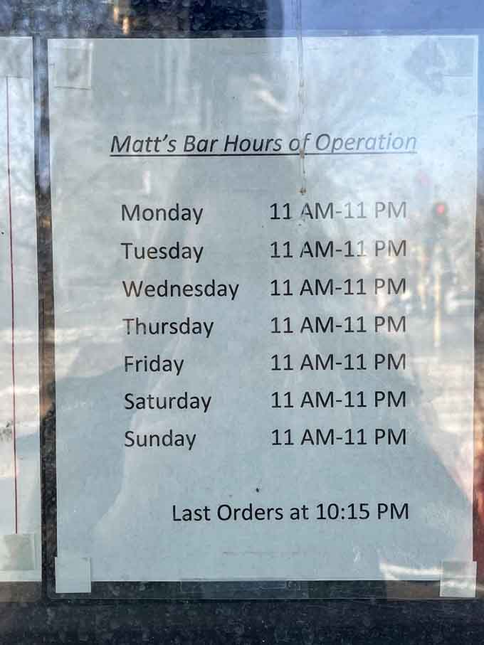 Open seven days a week because the need for cheese-stuffed burgers doesn't take days off.