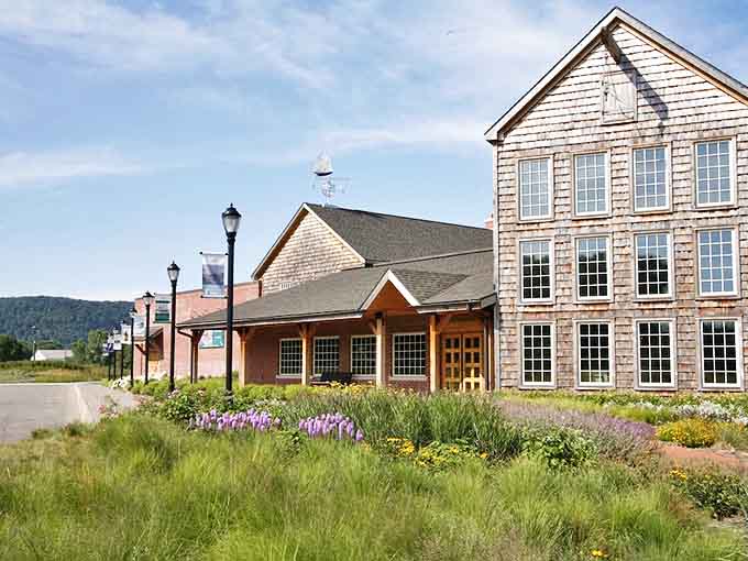 Outside: Native grasses frame the approach to this architectural gem, where New England maritime style found an unlikely but perfect home in Minnesota's river country.