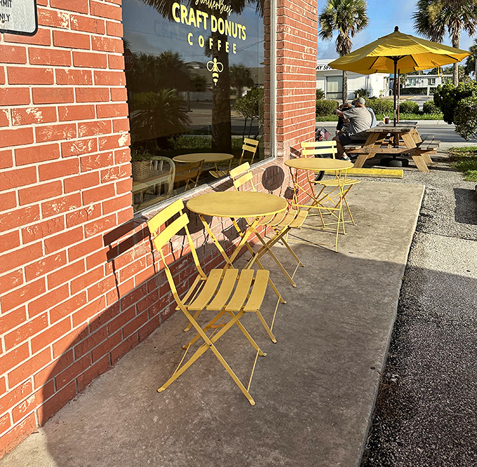 The outdoor patio offers the quintessential Florida morning experience&mdash;gentle breezes, sunshine, and breakfast worth savoring slowly.