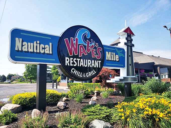 "Nautical Mile" announces your arrival at this Caribbean outpost &ndash; a lighthouse for hungry souls seeking tropical flavors in the Great Lakes State.