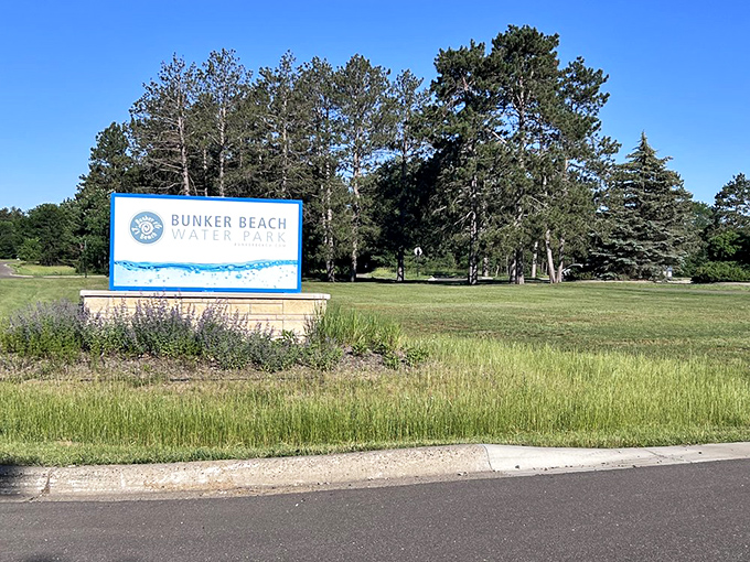 The welcoming beacon that promises a day of wet, wild fun &ndash; and silently judges those who arrive without sunscreen.