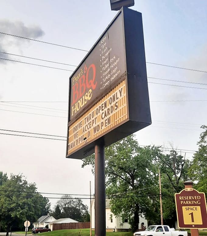 The sign outside lets you know that only local farms are trusted here, because quality starts at the source.