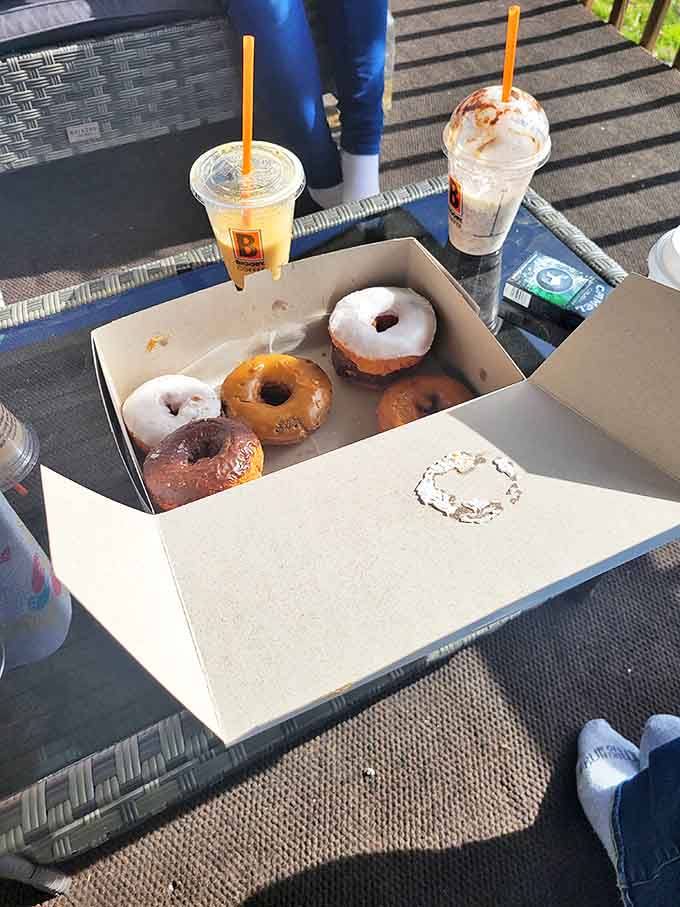 The perfect pairing – where caffeine meets carbs in a match made in breakfast heaven.