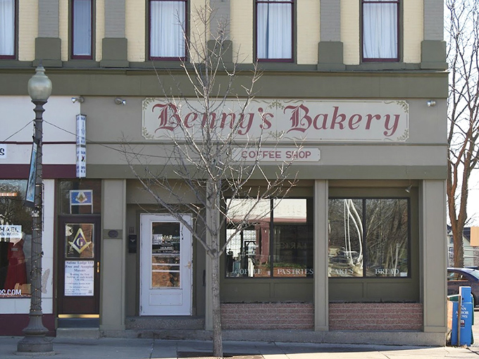 Storefront: The unassuming facade of Benny's Bakery hides a world of flavor within&mdash;proof that you should never judge a bakery by its exterior.