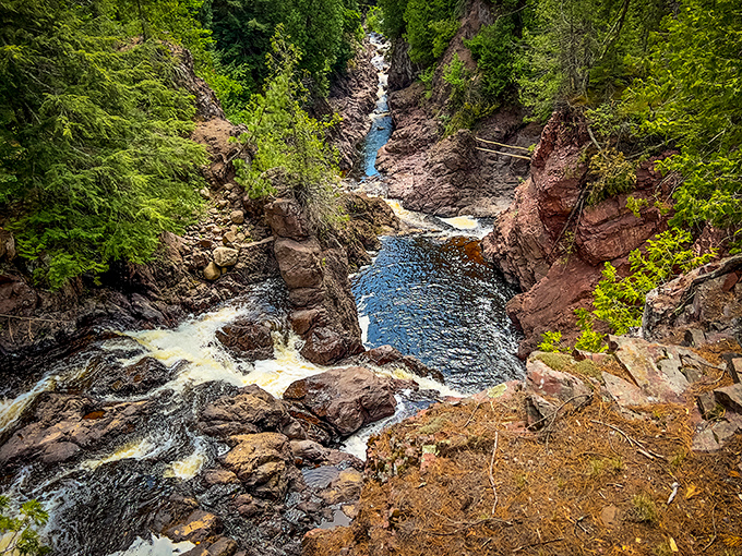 That rich amber color isn't a filter&mdash;it's nature's own brew, steeped with minerals that give Wisconsin waters their signature look.