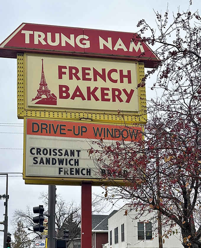 The iconic sign stands as a beacon for pastry lovers throughout St. Paul &ndash; a promise of deliciousness ahead.