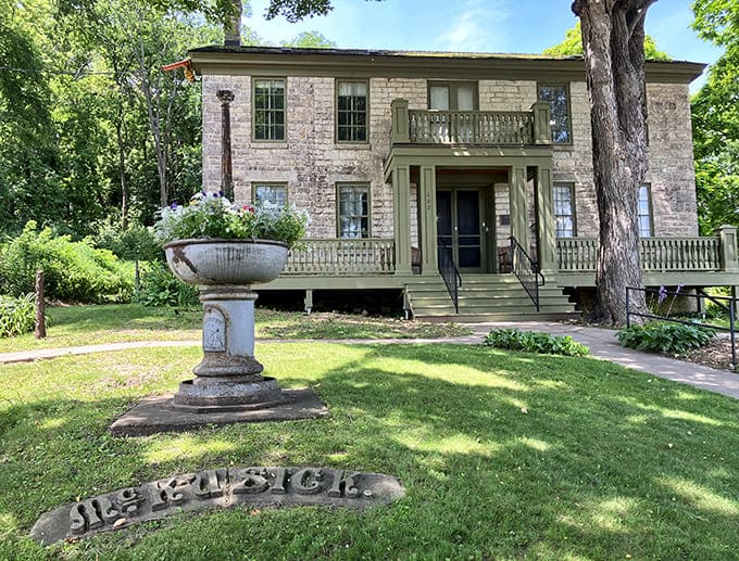 The charming exterior features a beautiful vintage planter and "McKusick" stone, honoring the legacy of Stillwater&rsquo;s founding pioneers.
