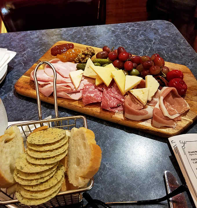 A charcuterie board so perfectly arranged, it deserves its own Instagram account and possibly representation by a talent agency.