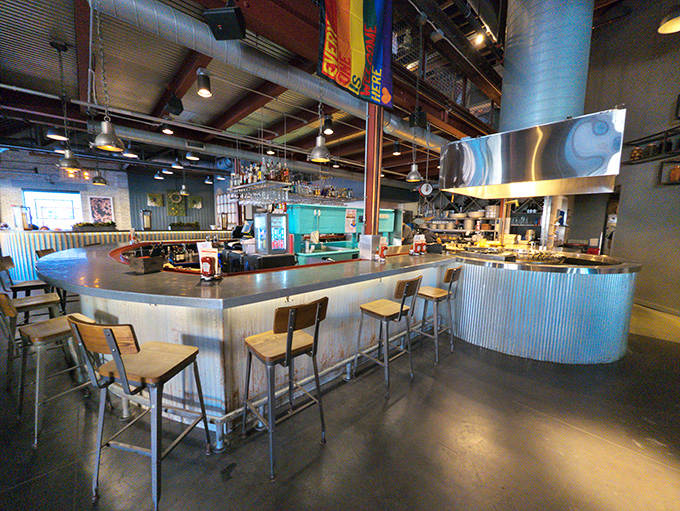 Counter seating lets you watch the seafood magic happen up close, like having front-row tickets to the most delicious show in Minneapolis.