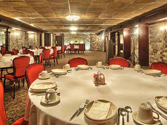 Private event spaces maintain the Italian charm while providing elegant settings for life's celebrations &ndash; from wedding rehearsals to retirement parties.