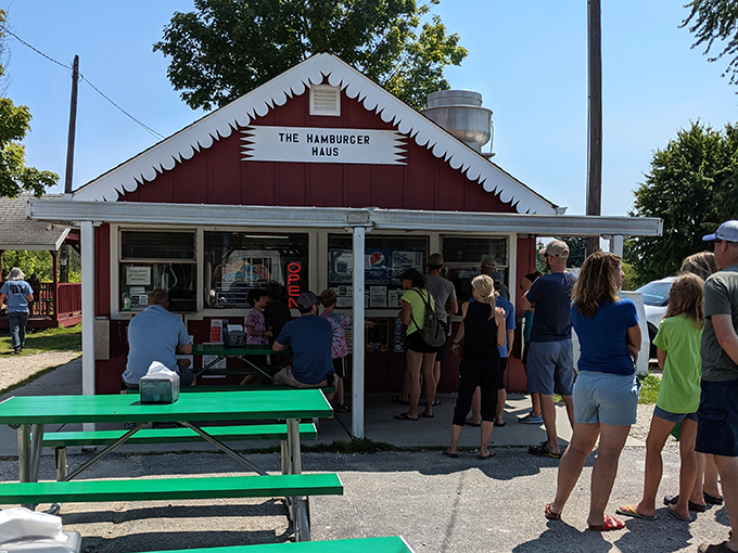 On busy summer days, the line forms early – a testament to food so good people willingly practice patience to experience it.