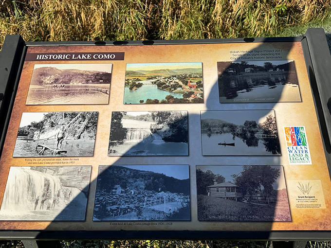 Historic images reveal Como Falls' long-standing importance to the community &ndash; some places become more precious with each passing generation.