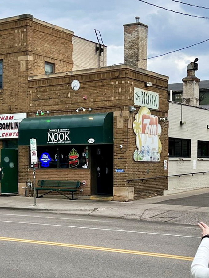 The corner location has become a landmark in St. Paul - an unassuming exterior that houses extraordinary burger experiences within.