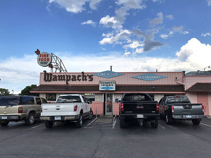 Pickup trucks in the parking lot &ndash; the universal sign that you've found authentic local food worth traveling for.