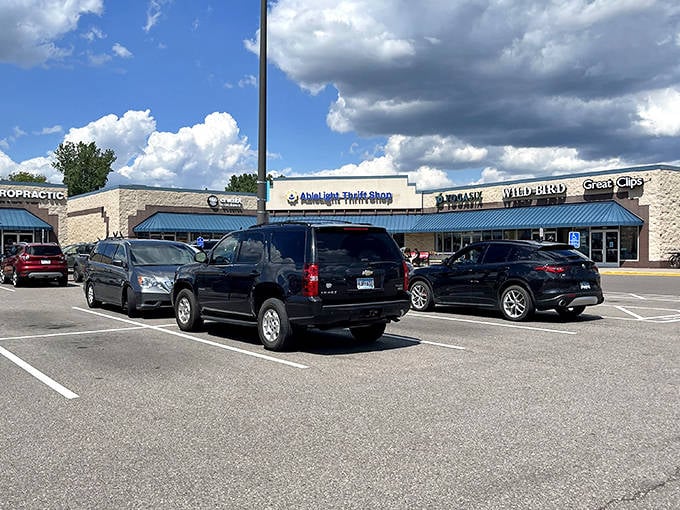 The parking lot might not look magical, but inside awaits a wonderland of secondhand delights that will transform your home and wardrobe.