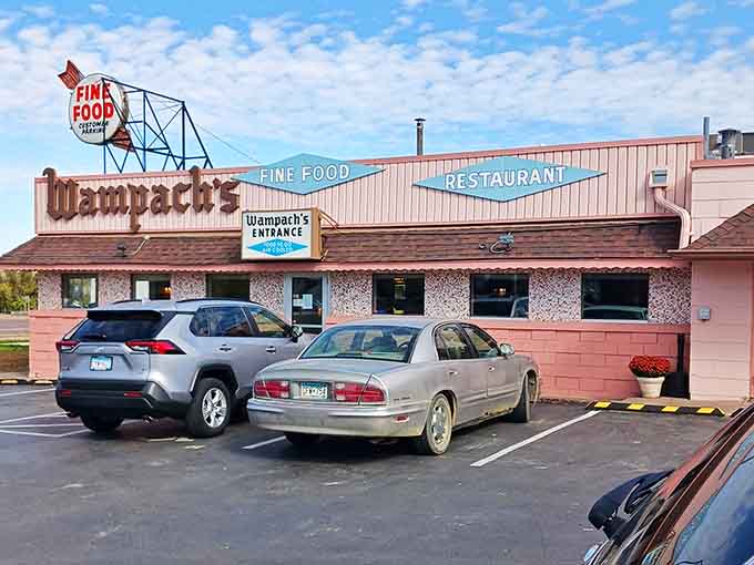 The parking area welcomes a steady stream of hungry visitors, from locals who've been coming for decades to first-timers about to discover their new favorite spot.