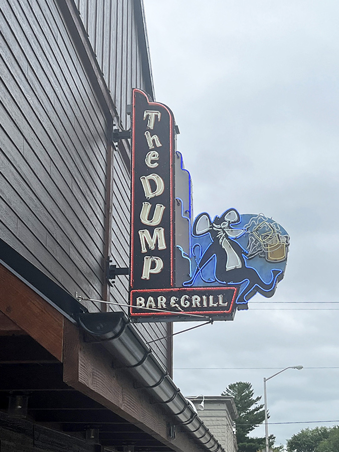That vertical neon sign serves as a beacon for burger lovers &ndash; a North Star guiding hungry travelers to their delicious destination in Cambria.