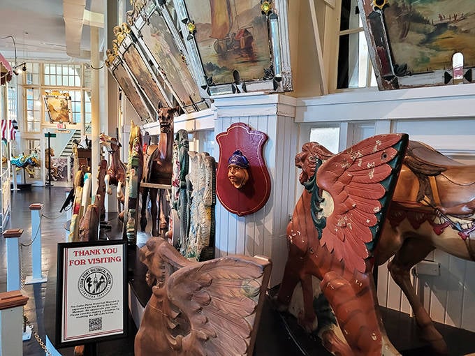 Even the farewell feels magical at the Merry-Go-Round Museum, where every visit ends with the promise of preserved memories and future returns.