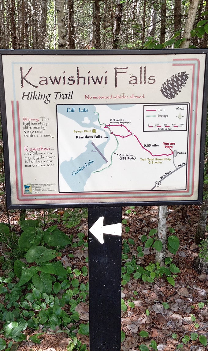 The trail map promises adventure without intimidation &ndash; just 0.8 miles separates you from one of Minnesota's most accessible natural wonders.