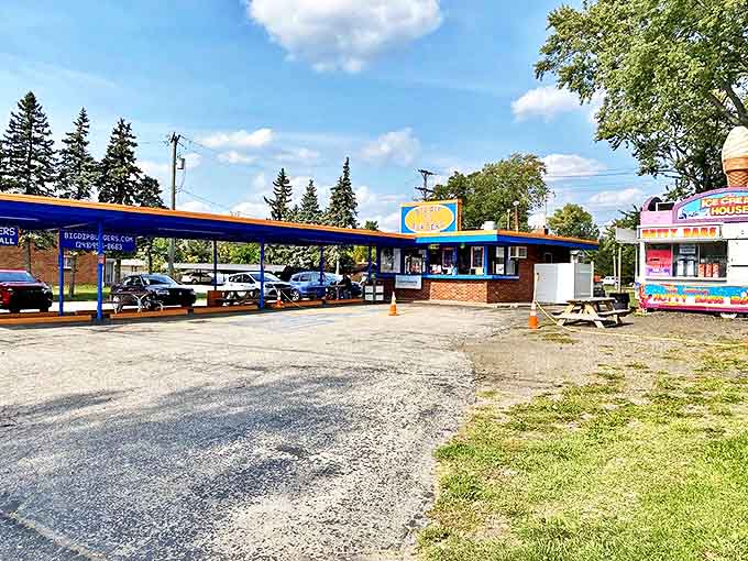 The full experience awaits&mdash;burgers, ice cream, and picnic tables where memories are made under Michigan skies.